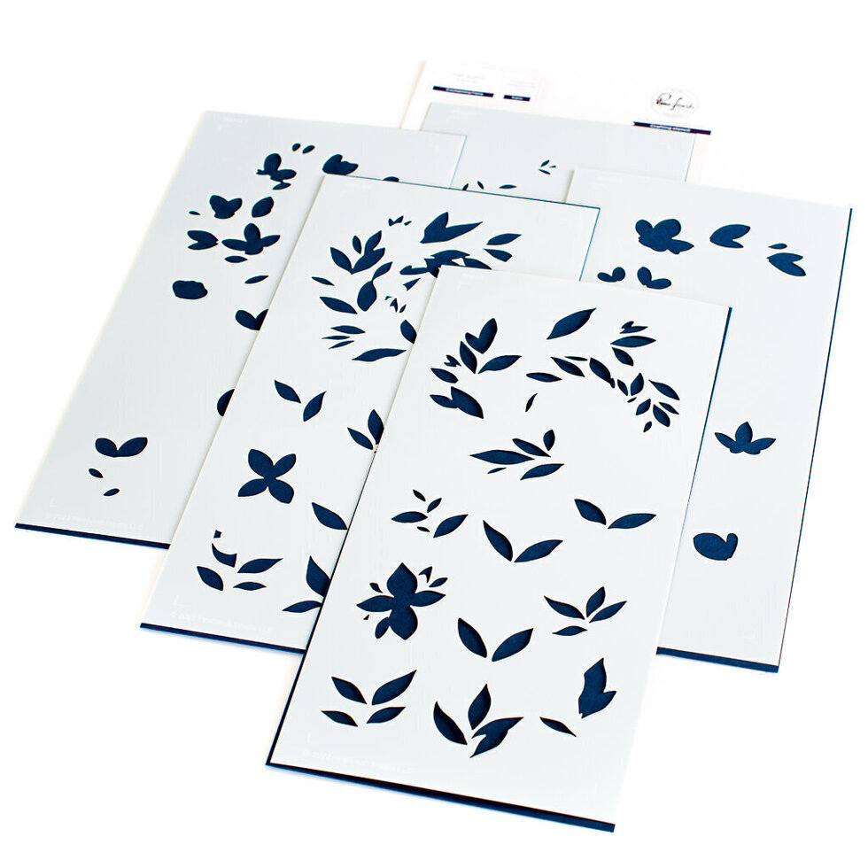 Enchanting Flora - stencil - Scrappegarasjen AS